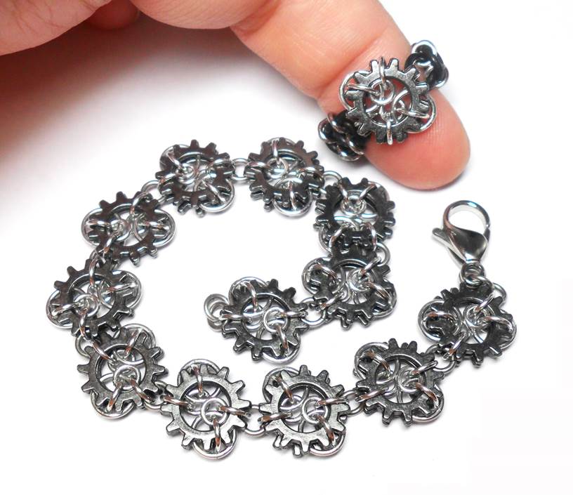 Micro Cogs Bracelet and Ring – Simply Beadiful